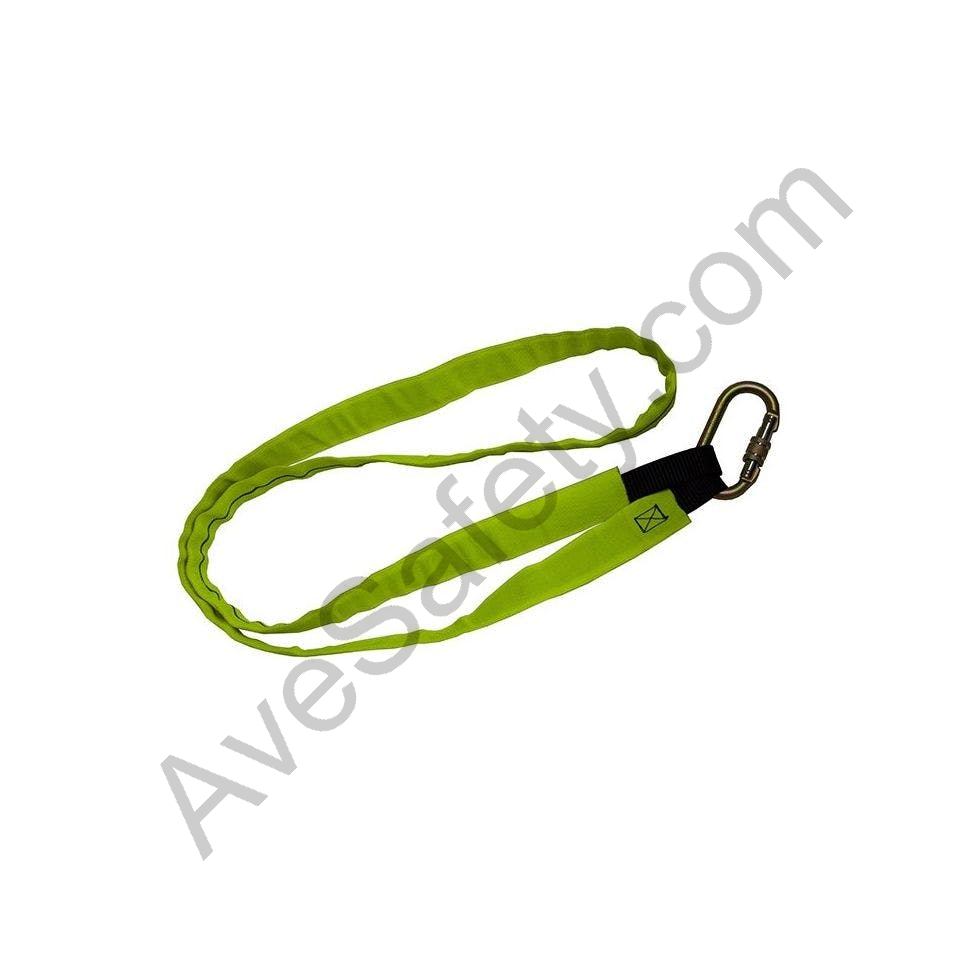 Abtech 1.5m Hi Vis Anchor Sling c/w Karabiner | Fall Protection Anchors ...