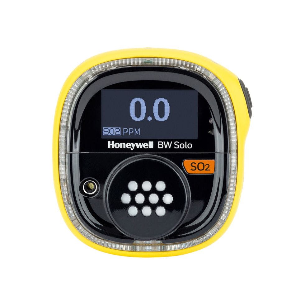 Honeywell BW Solo Sulphur Dioxide (SO2) Single Gas Detector | Sulfur ...