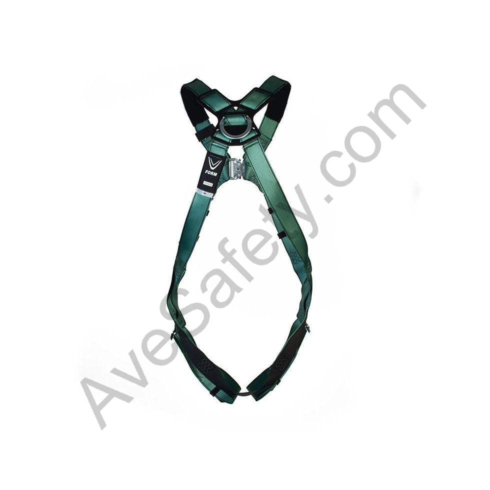 MSA V-FORM Harness, Back D-Ring, Qwik-Fit Leg Buckles, XL | Fall ...